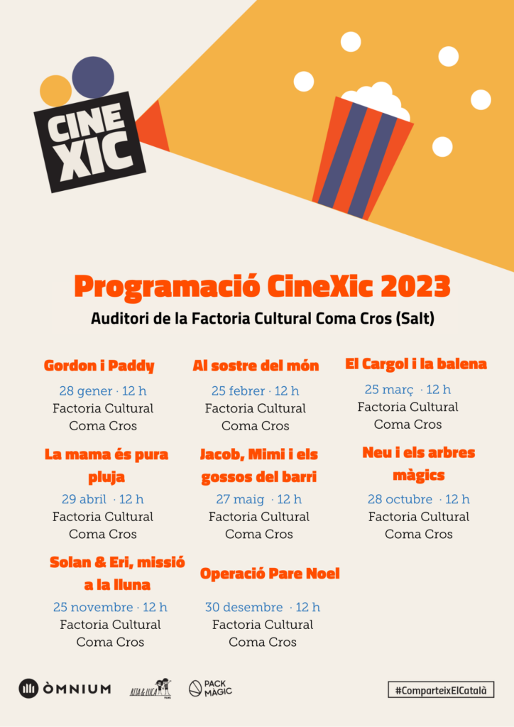 Programació del CineXic 2023 a Salt - Òmnium Cultural