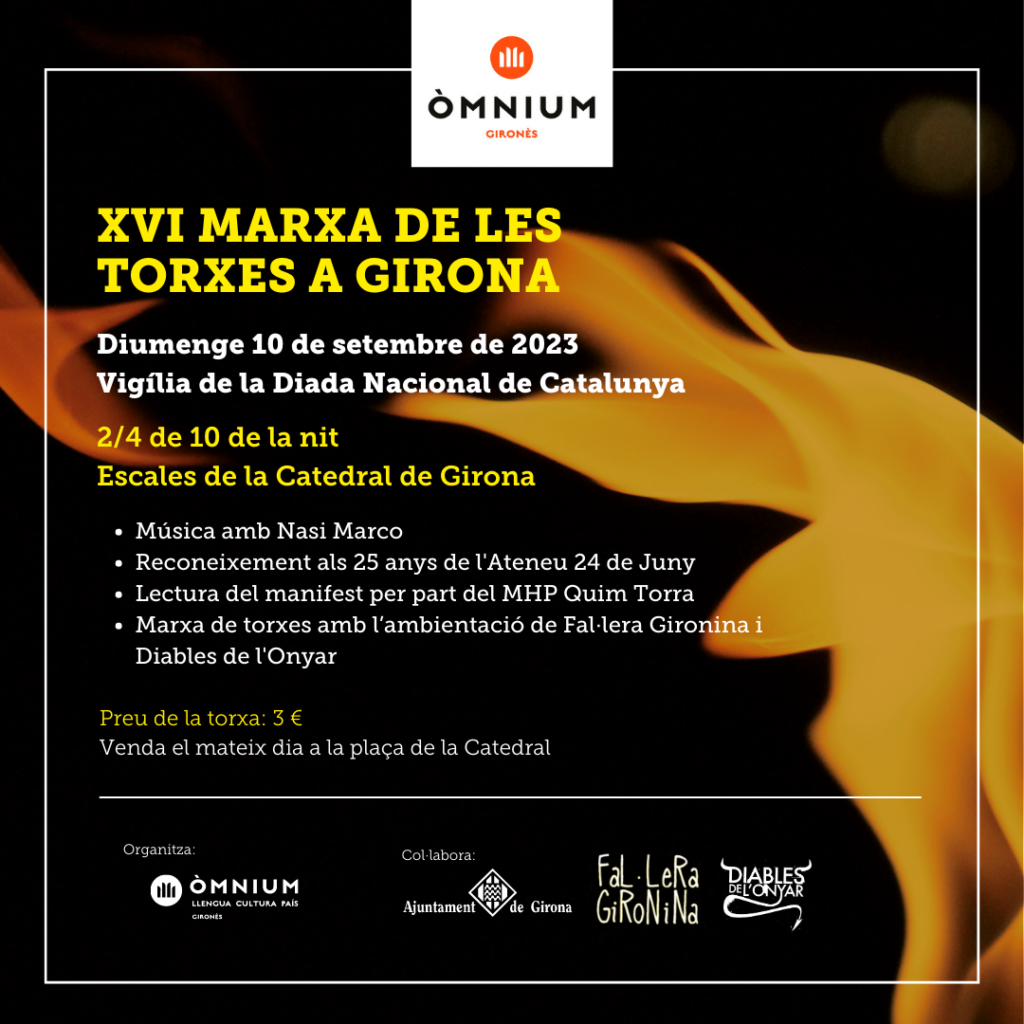 XVI Marxa de Torxes a Girona - Òmnium Cultural