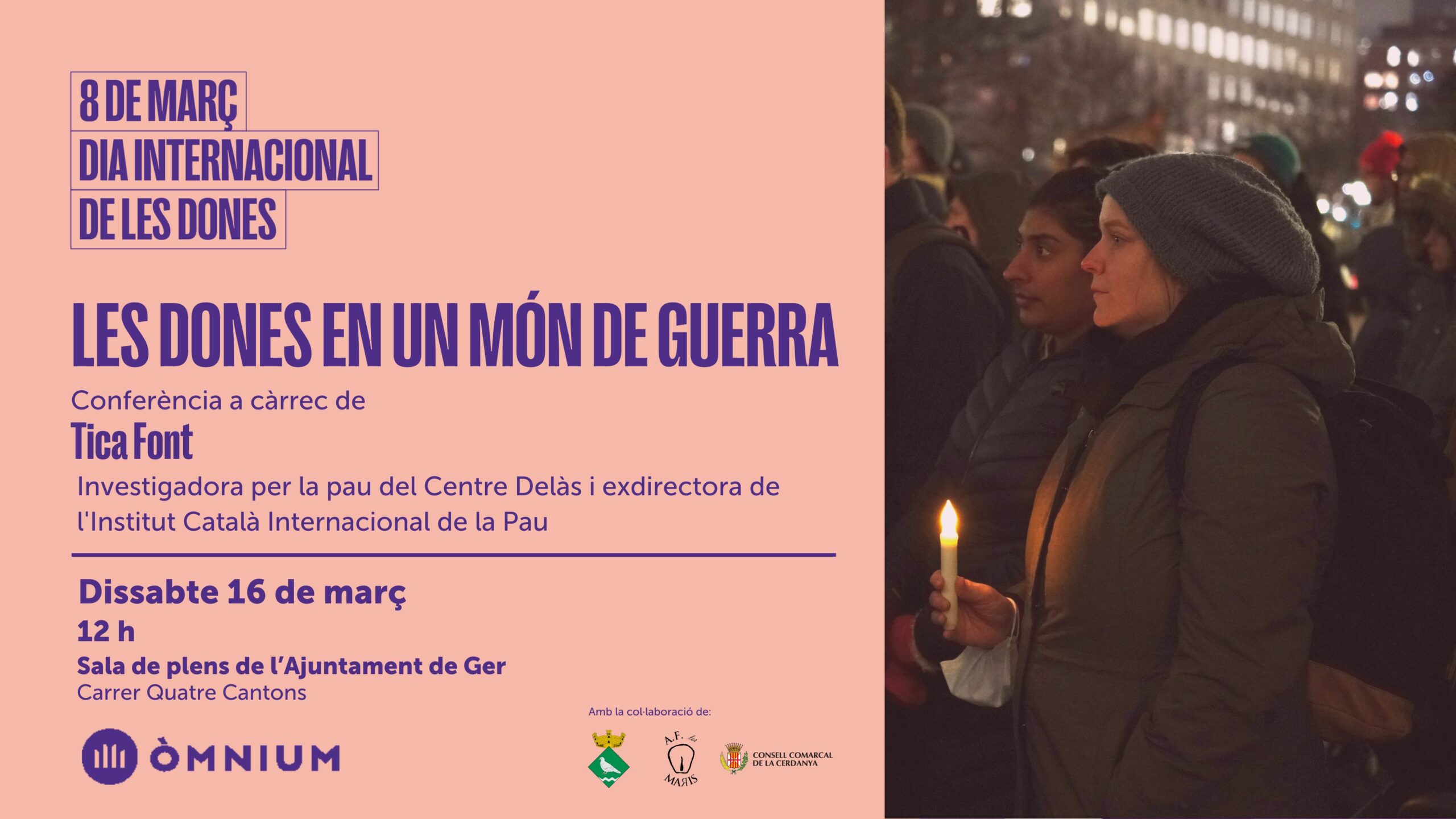 Les dones en un món de guerra - Òmnium Cultural