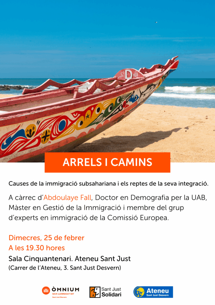 Conferència "Arrels i camins. Causes de la immigració subsahariana ...