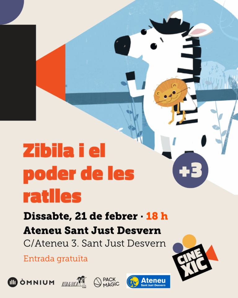 Cinexic “Zibila i el poder de les ratlles” a Sant Just - Òmnium Cultural